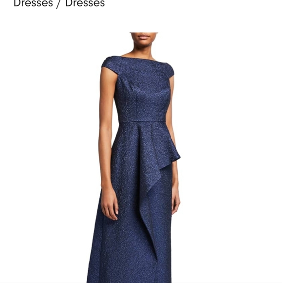 Teri Jon | Dresses | Teri Jon By Ricky Freeman Gold Gown Size 6 | Poshmark